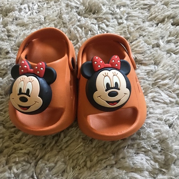 No Boundaries | Shoes | Disney Kids Orange Minnie Mouse Clogs 4c | Poshmark
